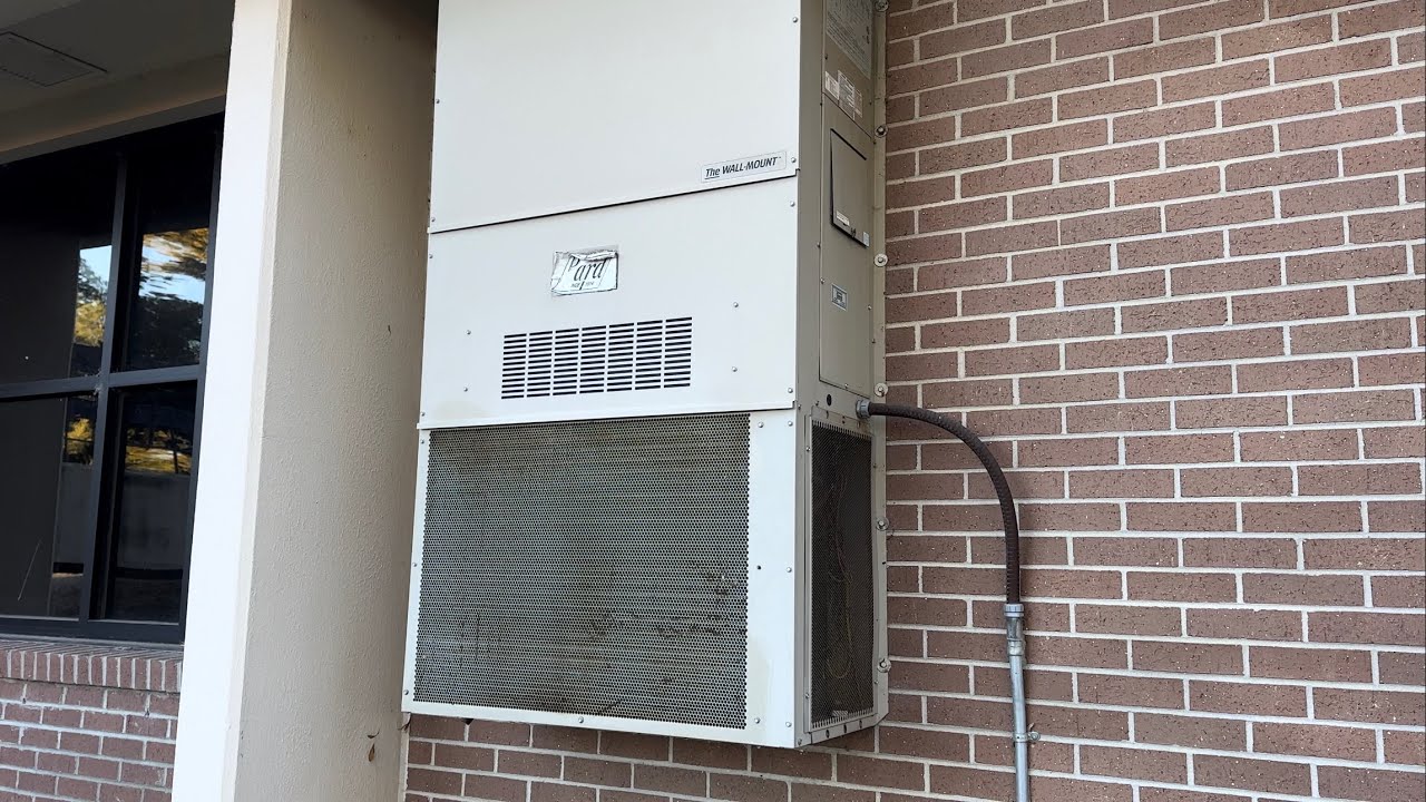 2001 3 Ton Bard Wall Hung Heat Pump | Defrost Cycle w/ Steam - YouTube