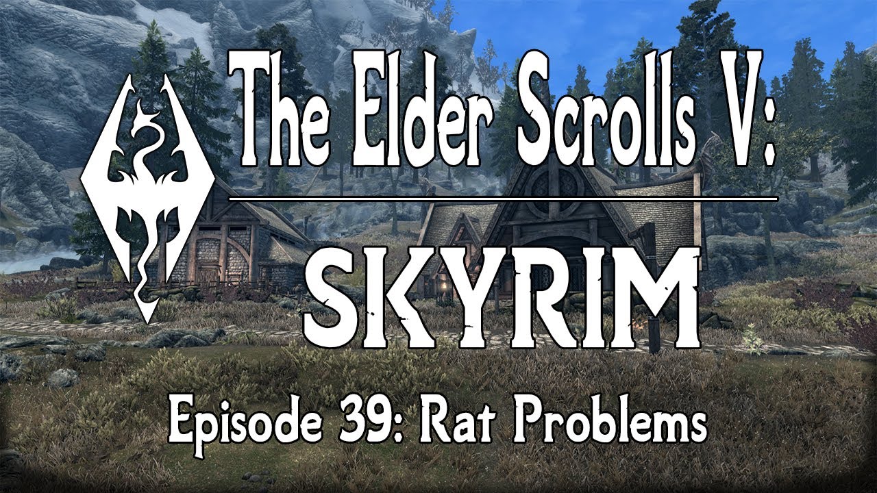 The Elder Scrolls V: Skyrim - Episode 39 | Rat Problems - YouTube