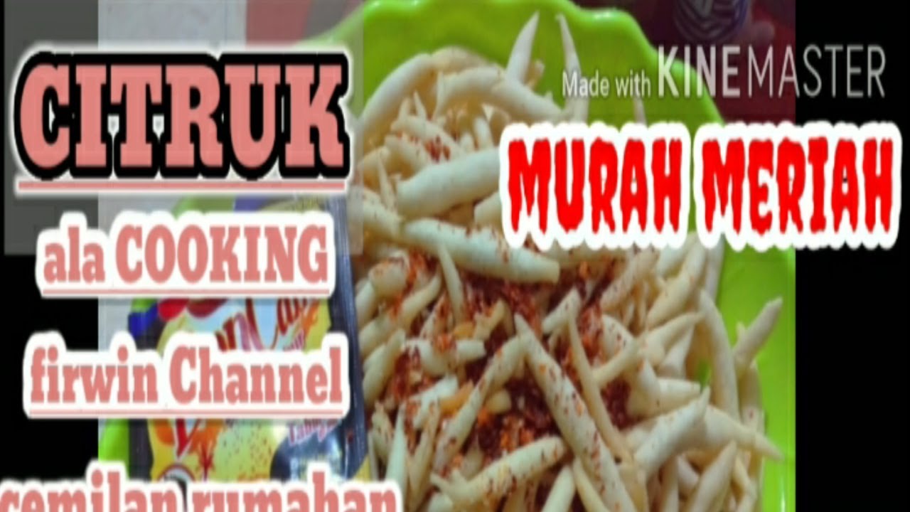 IDE RESEP CEMILAN CITRUK SEDERHANA - YouTube