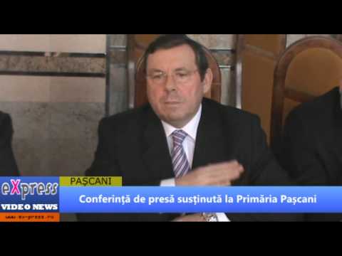 Conferinta de presa sustinuta la Primaria Pascani - YouTube