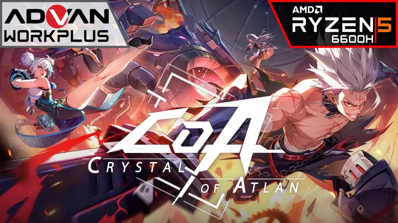 CRYSTAL OF ATLAN | Advan Workplus Ryzen 5 6600H Radeon 660M - YouTube
