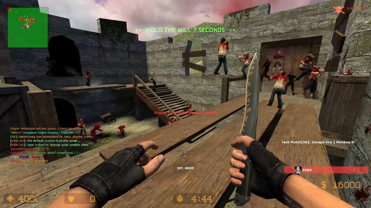 Counter Strike Source Zombie Escape Nide - YouTube