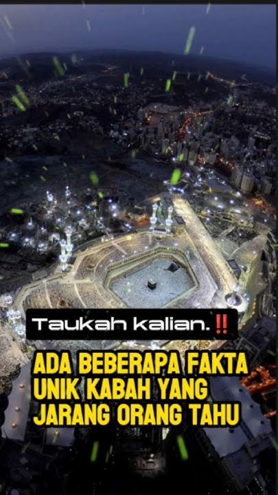 Beberapa fakta Ka'bah yang jarang orang tau. #kabah #faktakabah - YouTube