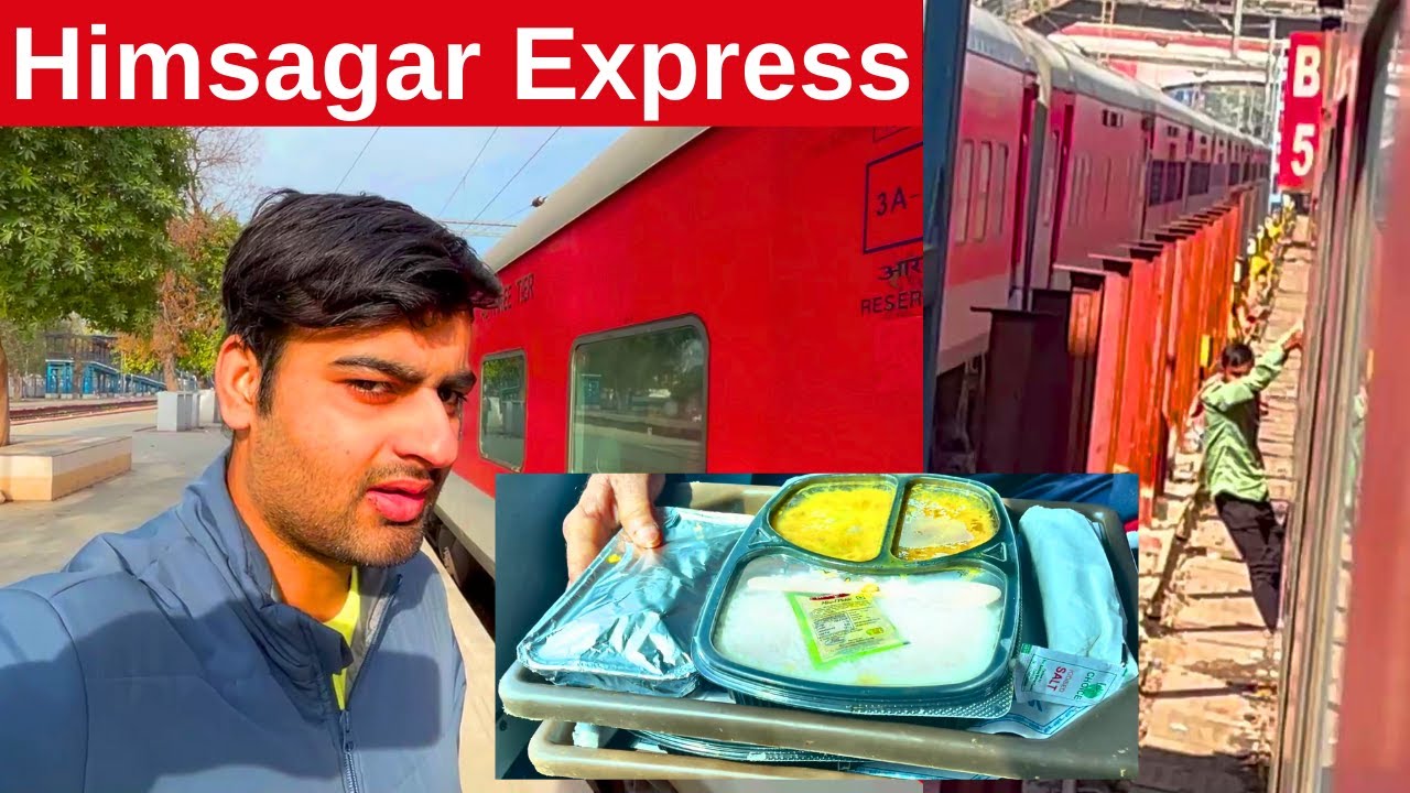 Himsagar Express Train Journey With Food Review From Jammu and Kashmir ...