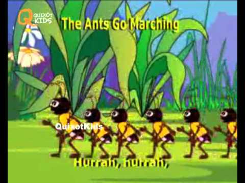 The Ants Go Marching - Animation English Nursery Rhyme For Children ...