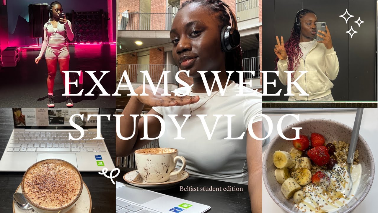 realistic exam week vlog as a second year uni student - burn out ...