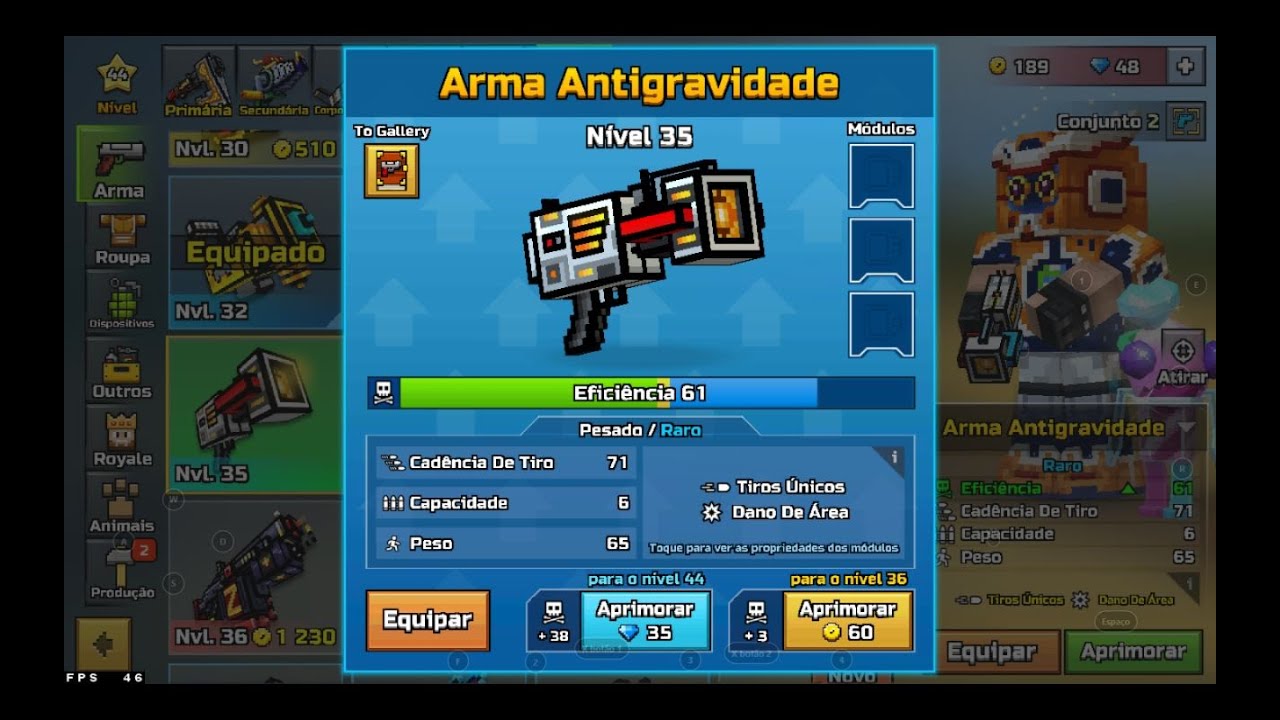 PIXEL GUN 3D REVIEWS ANTI-GRAVITY BLASTER - YouTube