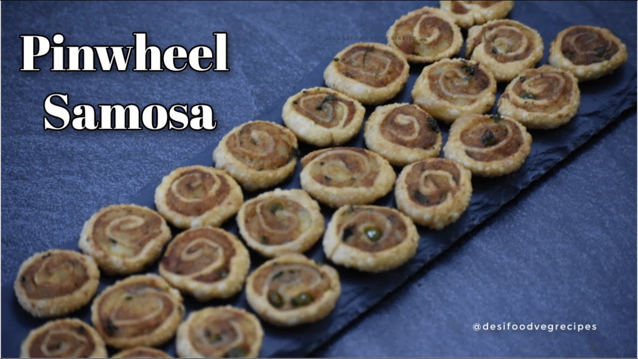 pinwheel samosa recipe potato pinwheel samosa - YouTube