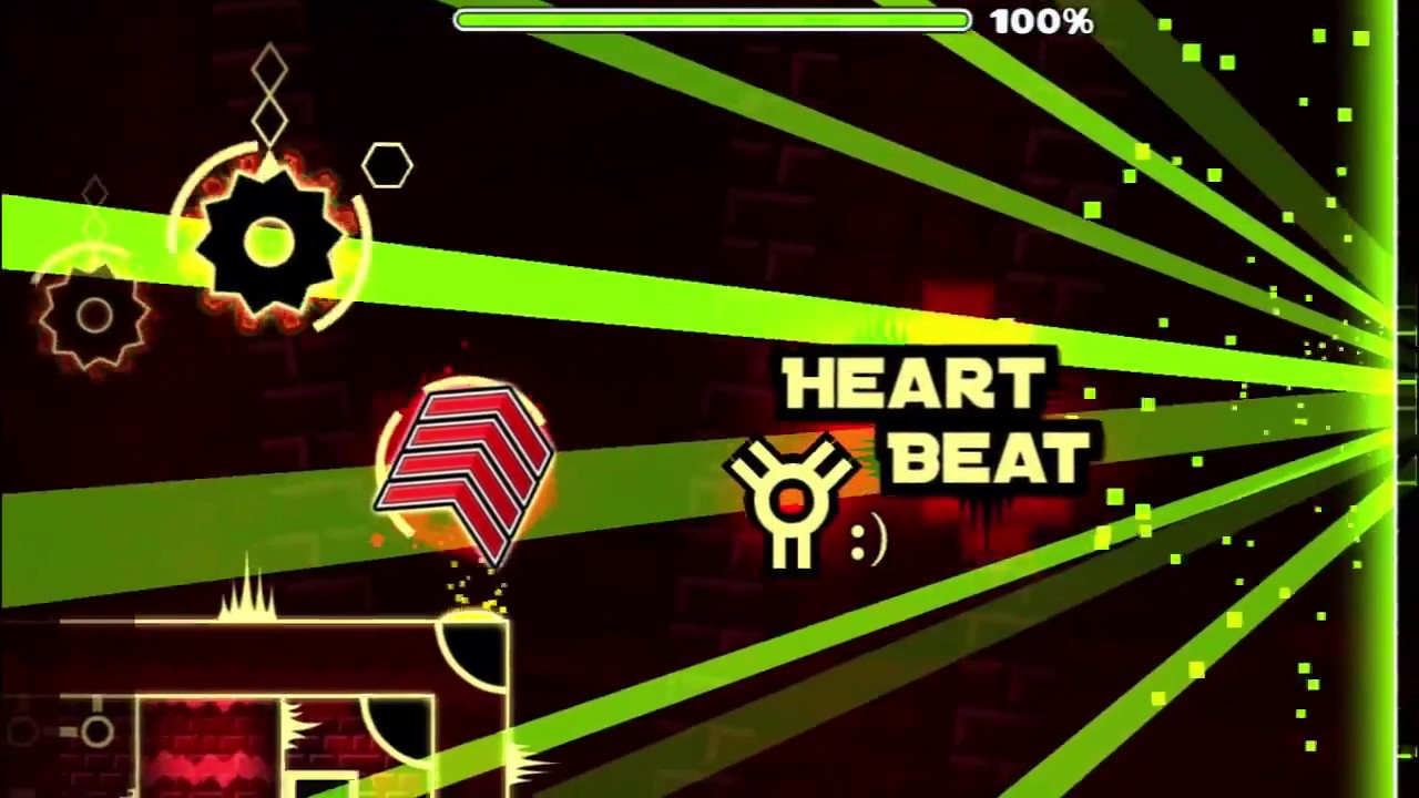 Heart Beat 100% all coins by RianAB (Easy Demon) Geometry Dash 2.1 ...