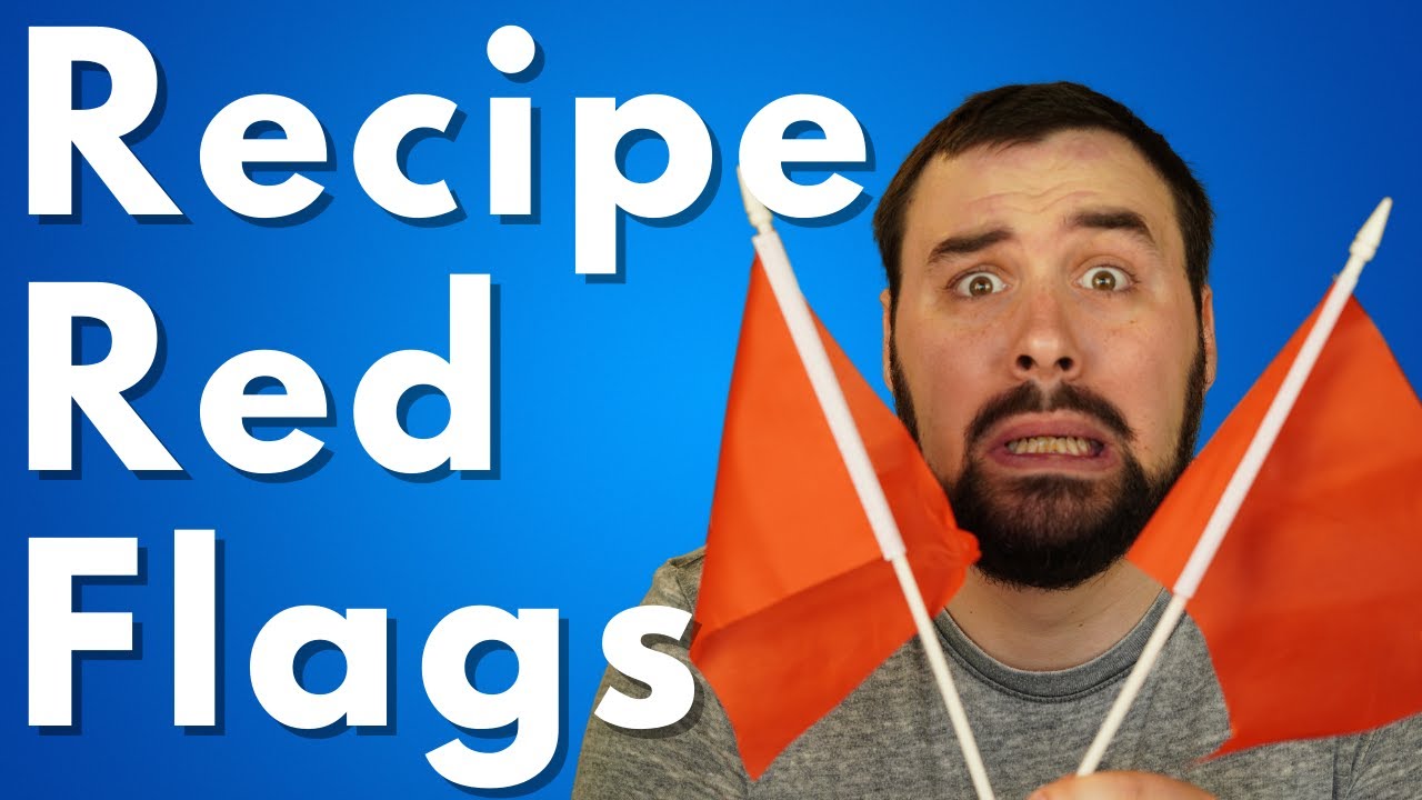 5 RED FLAGS to Avoid to Make your Food Better - YouTube