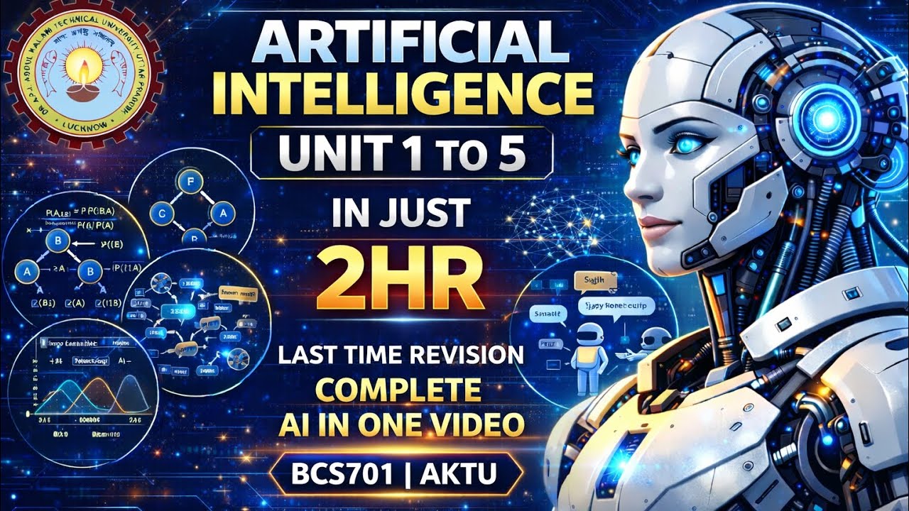 Artificial Intelligence One-Shot | Unit 1 to 5 Complete in 2 Hours ...