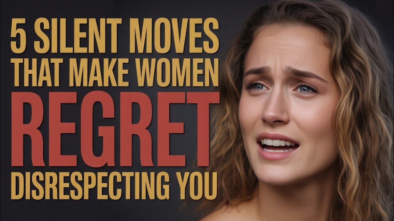 5 Silent Moves That Make Women Regret Disrespecting You | Stoicism ...