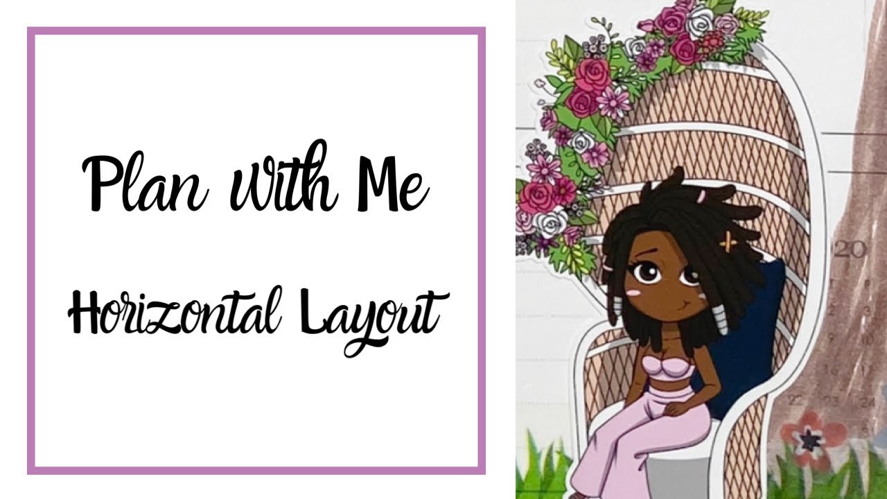 PLAN WITH ME|| HORIZONTAL PLANNER || featuring OH SO PAPER CO - YouTube