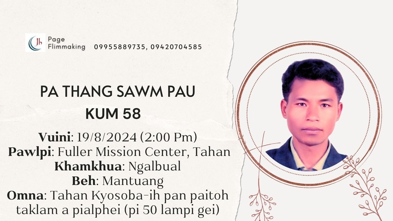 Pa Thang Sawm Pau Kum 58 - YouTube