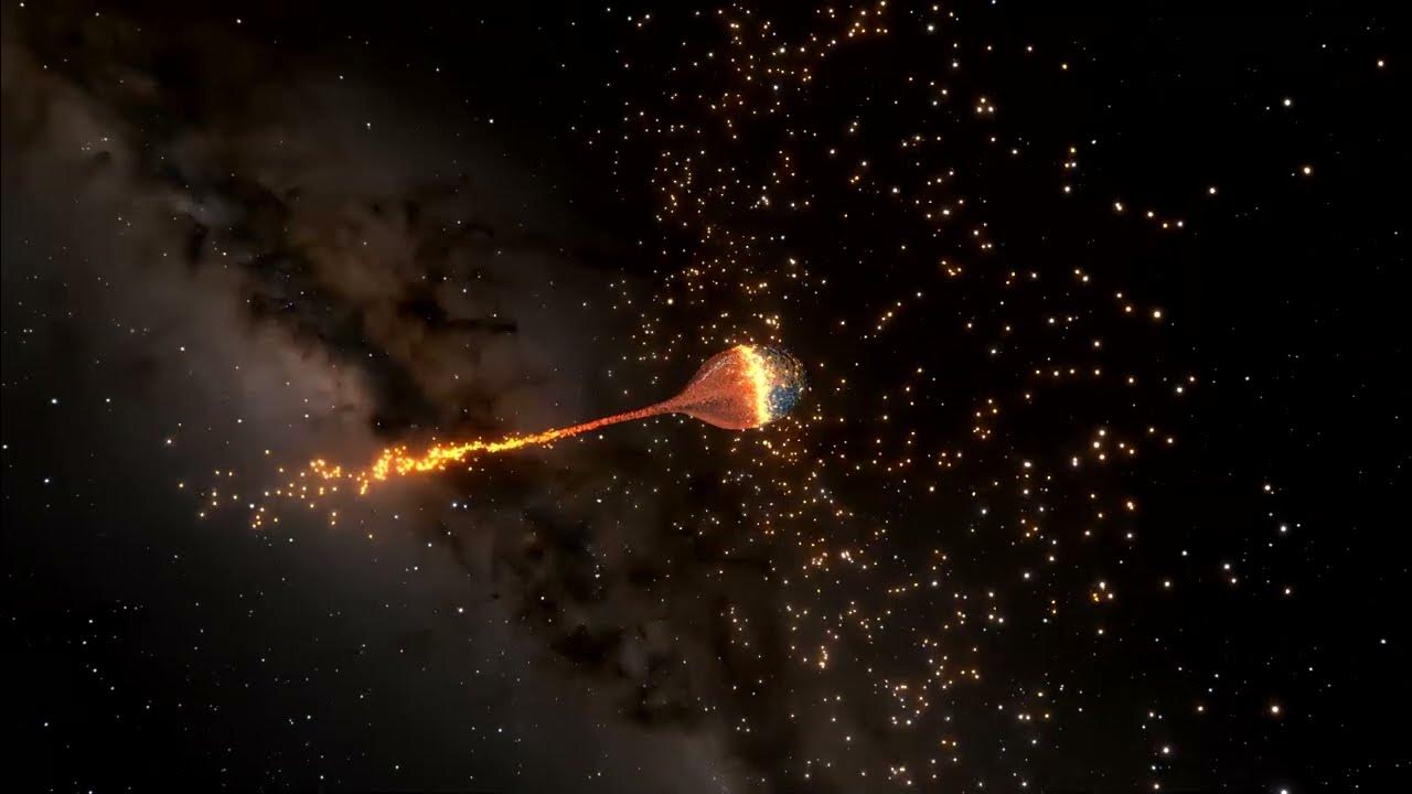 Spacesim - Earth and Mars colliding - YouTube