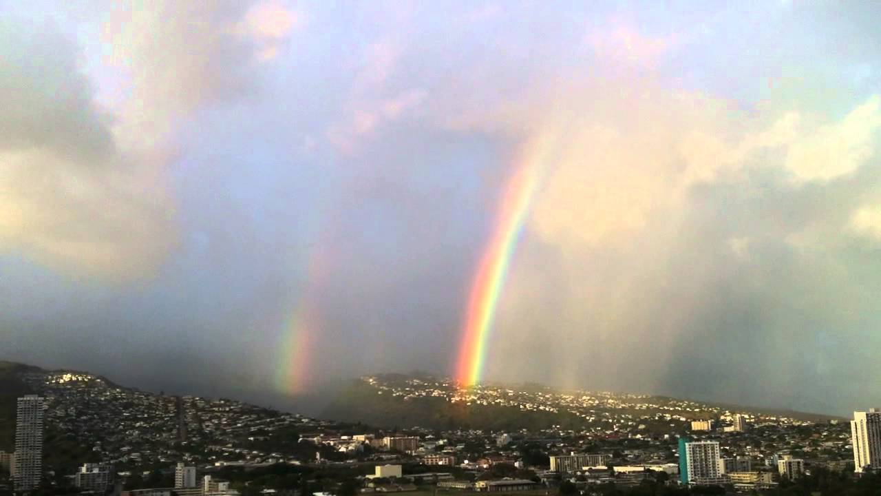 Beautiful Double Rainbow Hawaii - YouTube