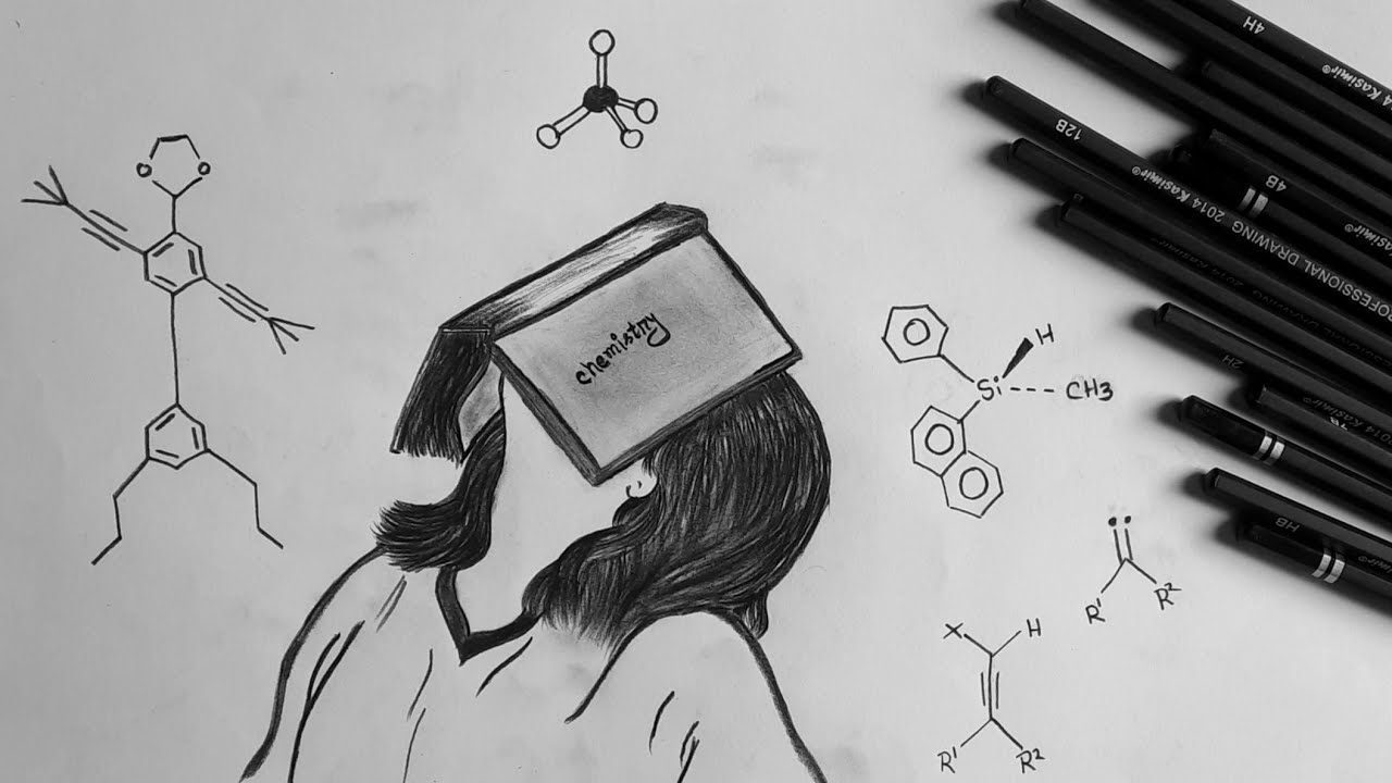 drawing of a bored girl reading a lot 🙇‍♀️ - YouTube