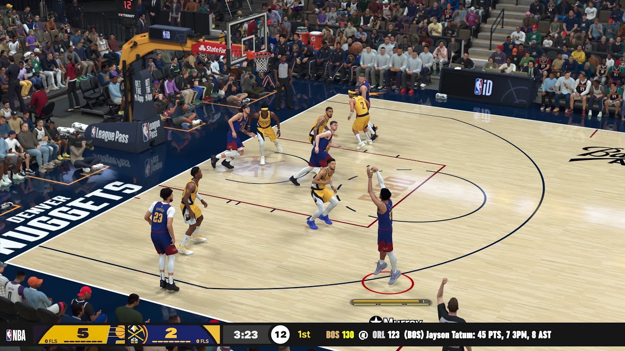 NBA 2K26 Gameplay (PS5) Nuggets vs Pacers Hall of Fame Difficulty - YouTube