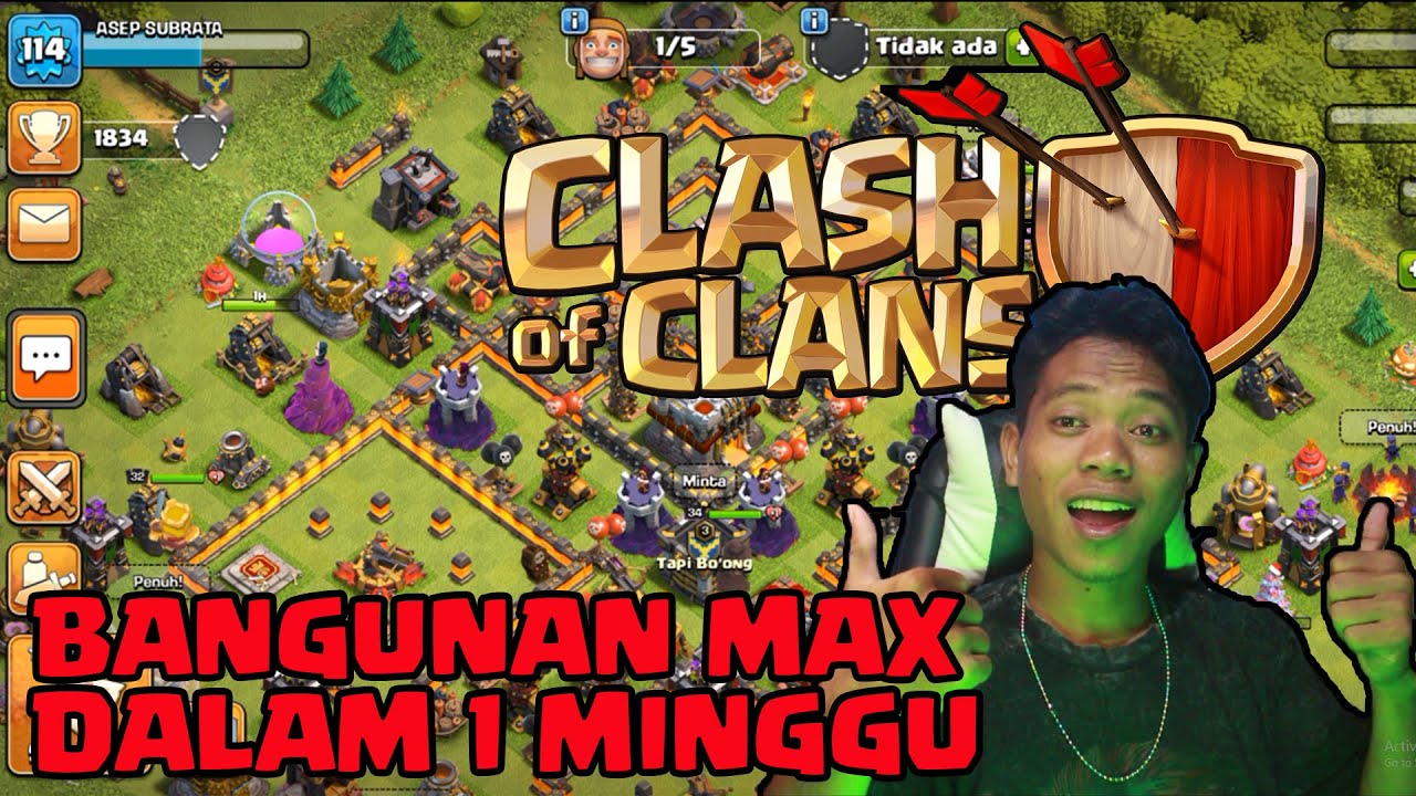 CARA CEPAT MENDAPATKAN SUMBER DAYA DI COC LANGSUNG MAX DALAM 1 MINGGU ...