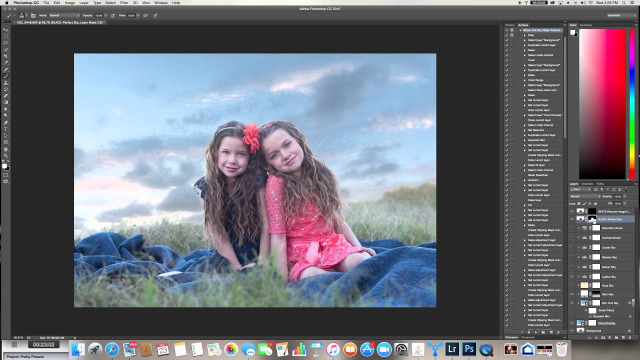 Editing a photo using both PS and LR. - YouTube