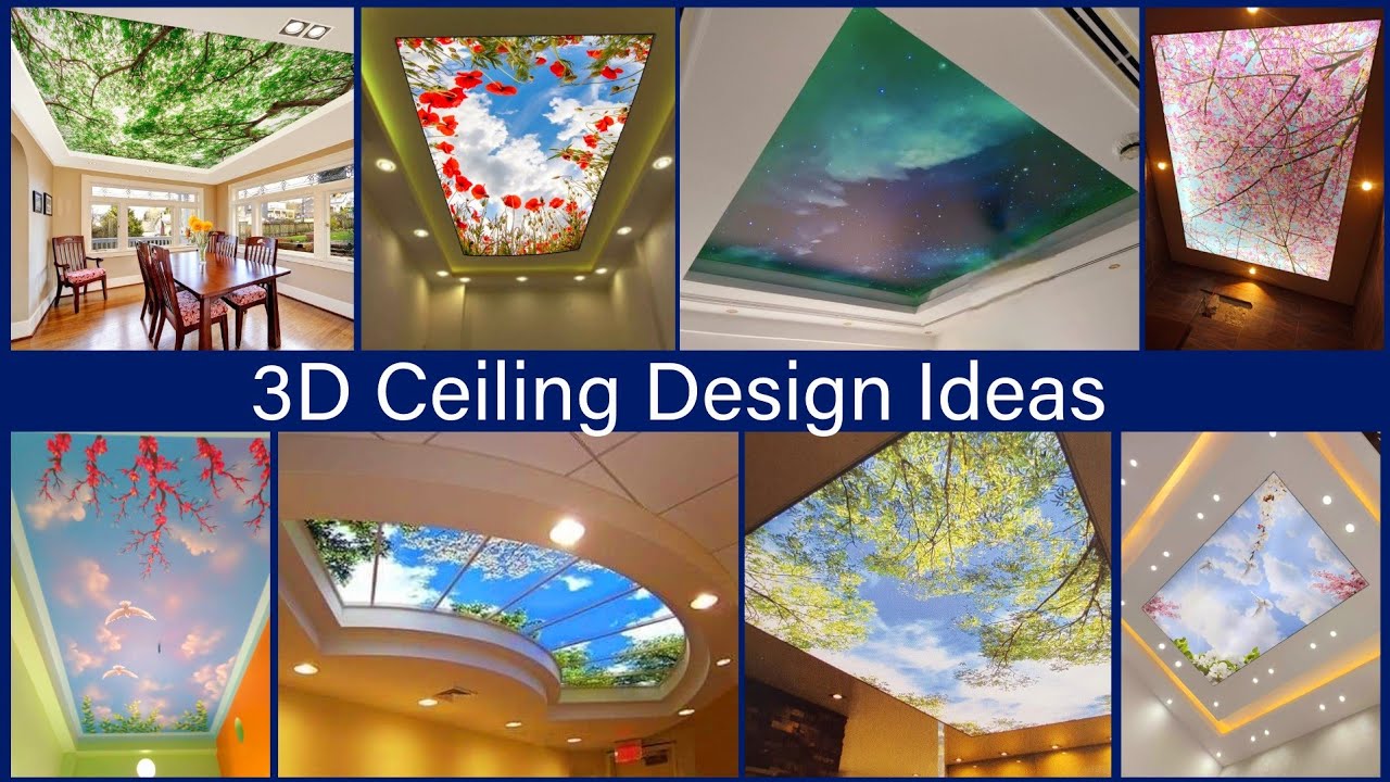 Trending 3D Ceiling Design | 3d Ceiling Wallpaper Latest | Best 3D ...