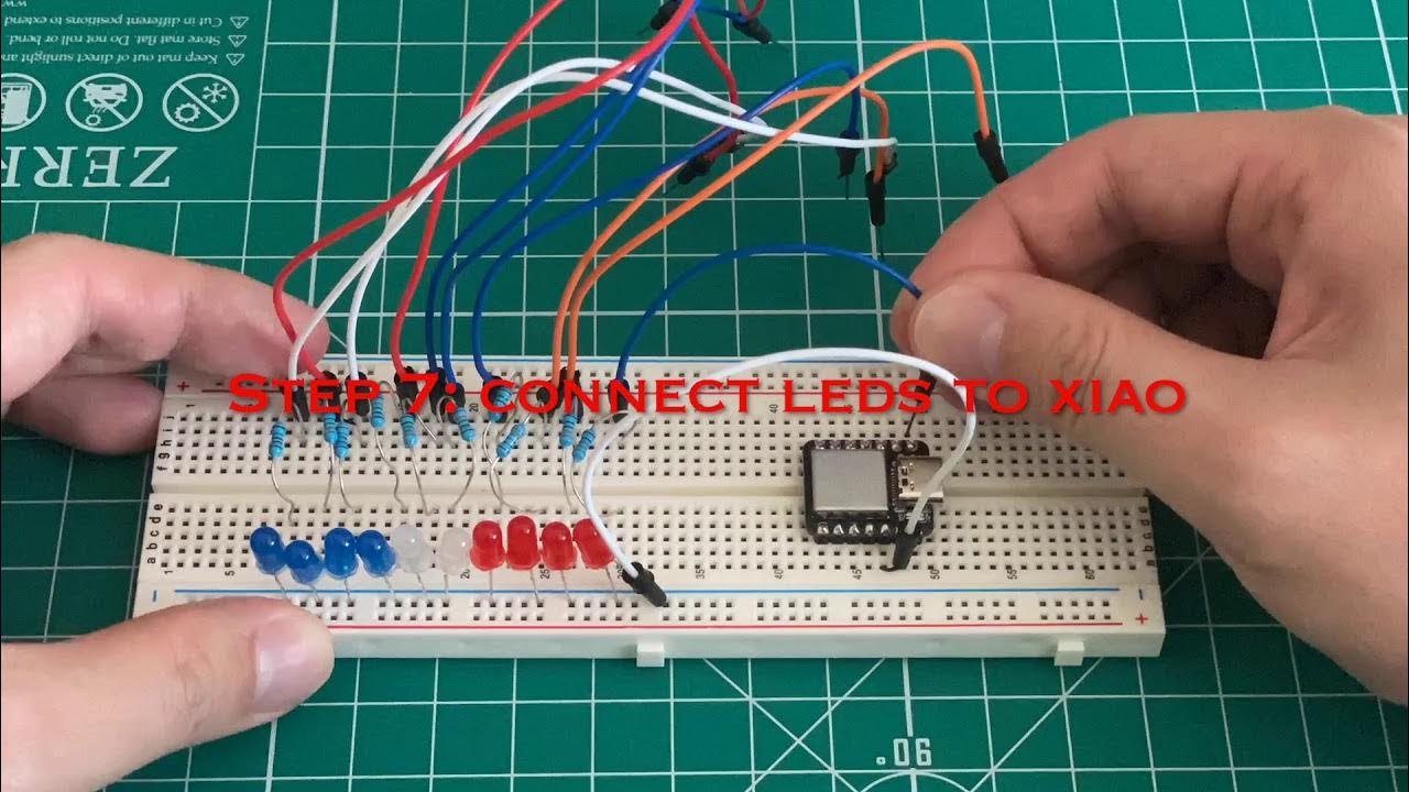 Seeeduino Xiao with Arduino IDE : How to Make Police Flash Light with ...