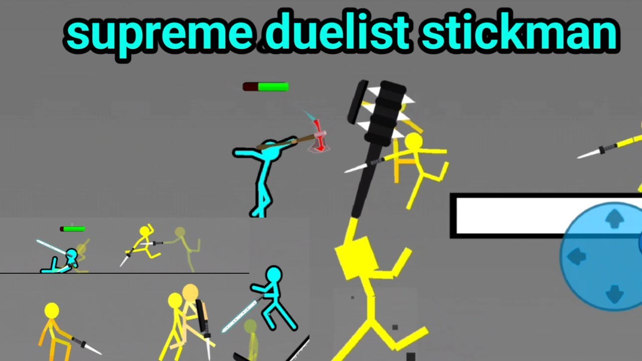 Supreme duelist stickman gameplay//super stickman - YouTube