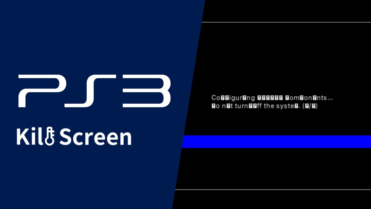 PlayStation 3 Overheating Kill-Screen - YouTube