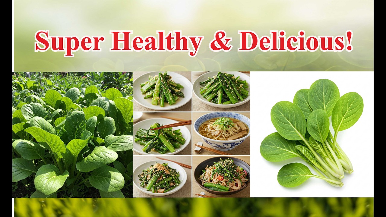 Komatsuna Recipes for a Healthier Life - YouTube
