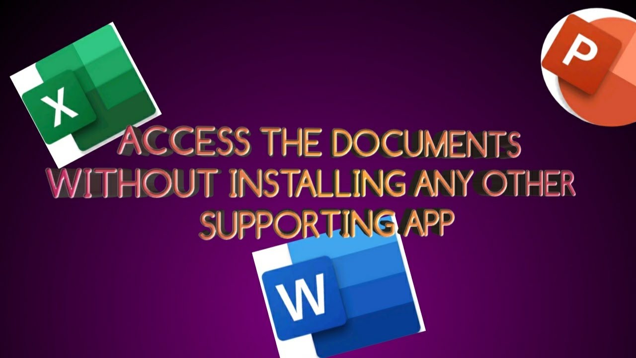 HOW TO DOWNLOAD A DOCUMENT FILE WITHOUT INSTALLING THERE SUPPORTING APP how-to-download-a-document-file-without-installing-there-supporting-app