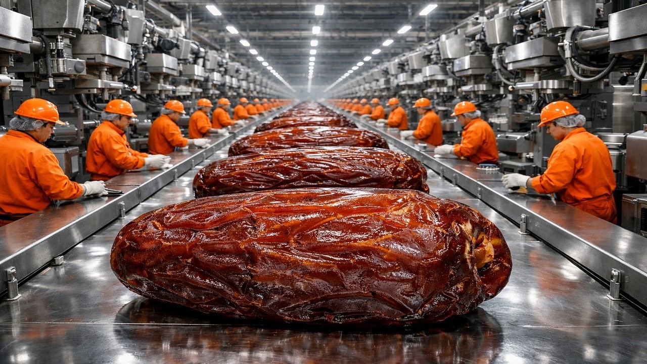 Inside a Modern Date Syrup Factory | Full Industrial Production Process ...