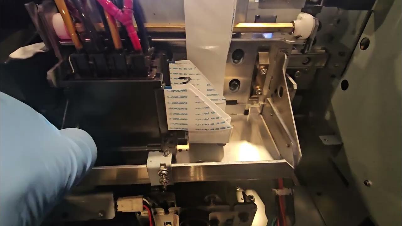 Roland Versacamm VS 300 540 640 Printer ** FLUSHING CAP ADJUSTMENT ...