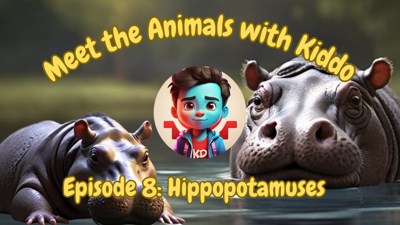 Meet the Animals with Kiddo | Episode 8: Hippopotamuses | With ...