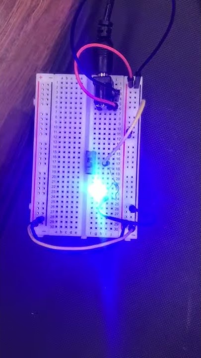 switch circuit on a breadboard - YouTube