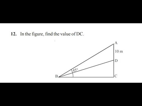 In The Figure, Find The Value of DC - YouTube