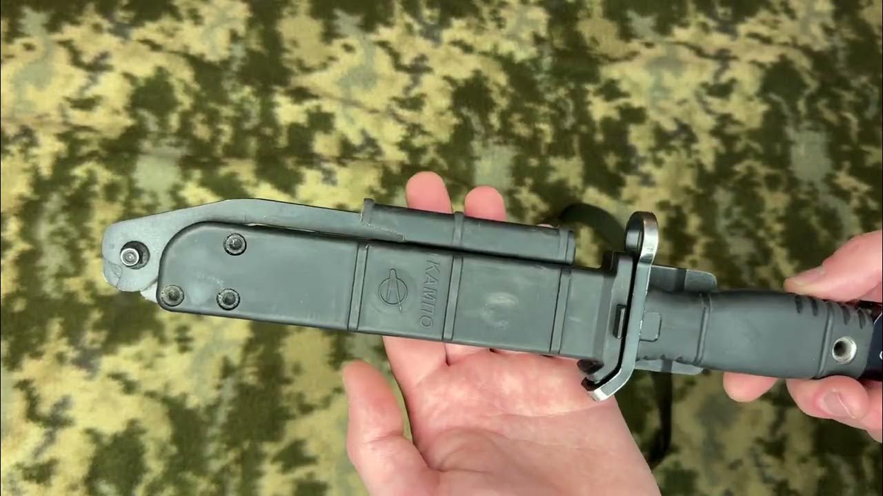 Трофейный Штык-Нож 6х9-1 на АК-12 - YouTube