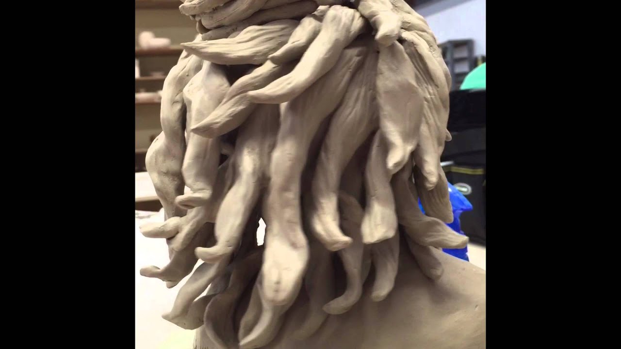 Whimsical Sculpture of a girl's head by Artsy soul, Edrian Thomidis ...