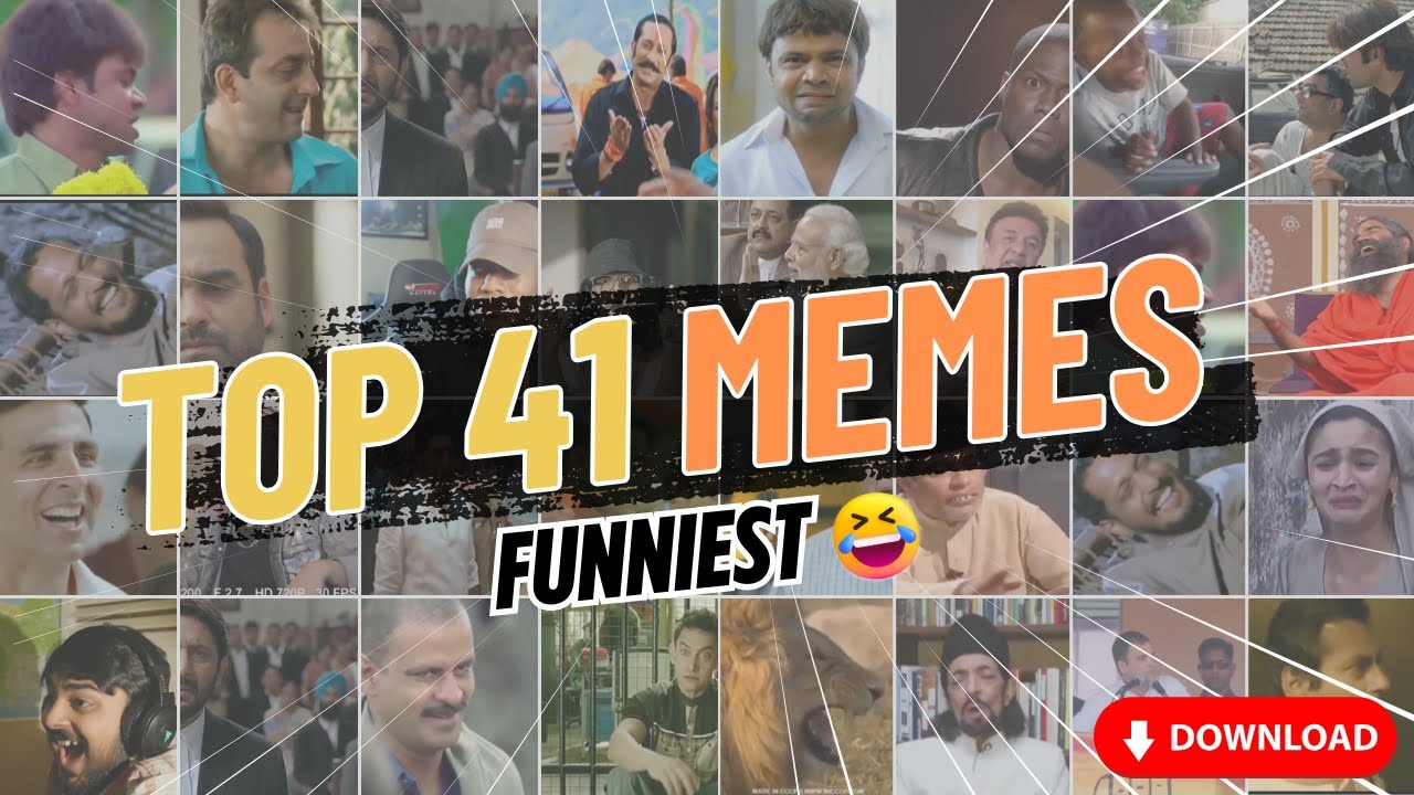 Top 41 Popular Hindi Memes For Editing !! - YouTube
