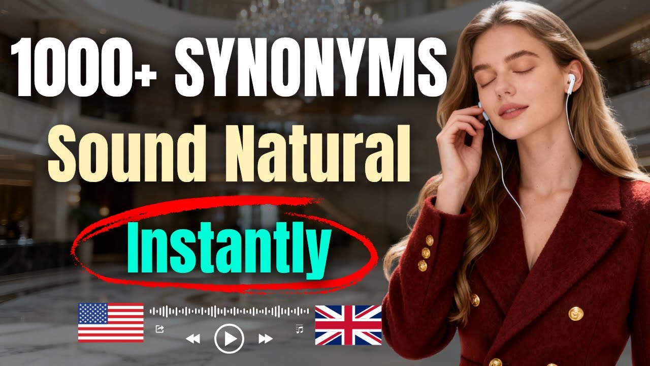1000+ English Synonyms to Sound Fluent & Natural Instantly - YouTube