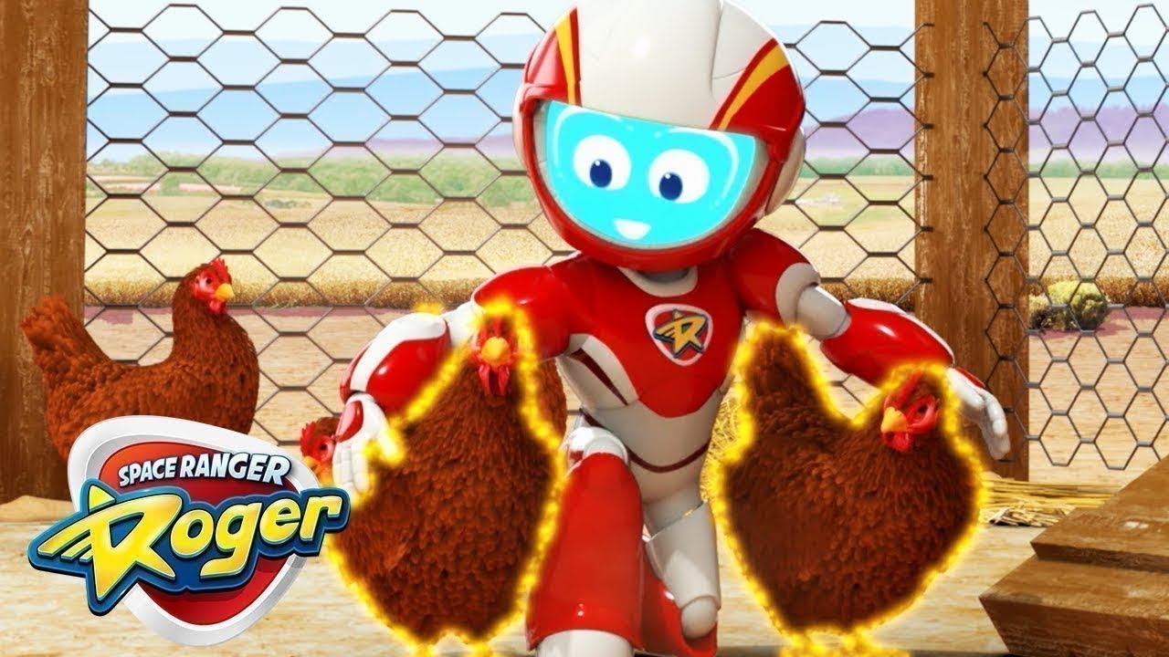 Space Ranger Roger - Roger's Chicken Chase | Full Episode HD - YouTube