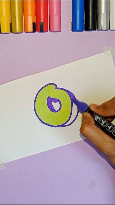 How to Draw Graffiti Letters (Easy Tutorial) 🎨 | Graffiti Letter 'O ...