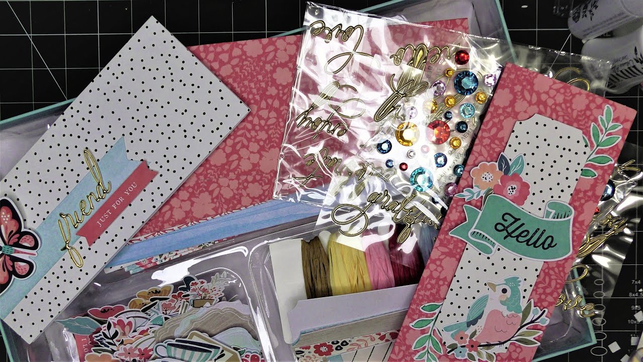 Diamond Press "Sending Love" Slimline Card Kit Unboxing and Review ...