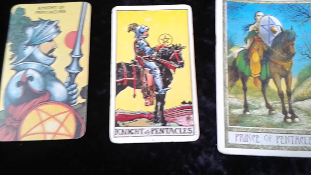 Prince of Pentacles Knight of Pentacles - YouTube