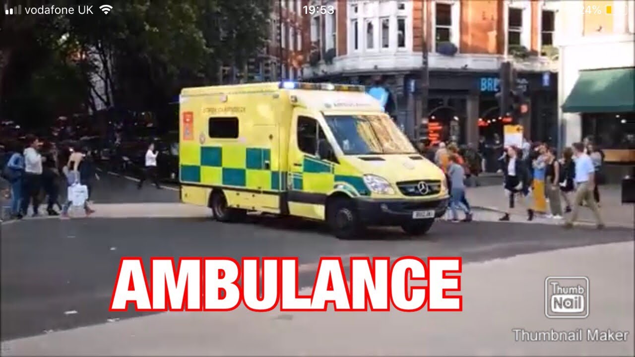 AMBULANCE: London Ambulance Service Responding (Mercedes Sprinter DCA ...