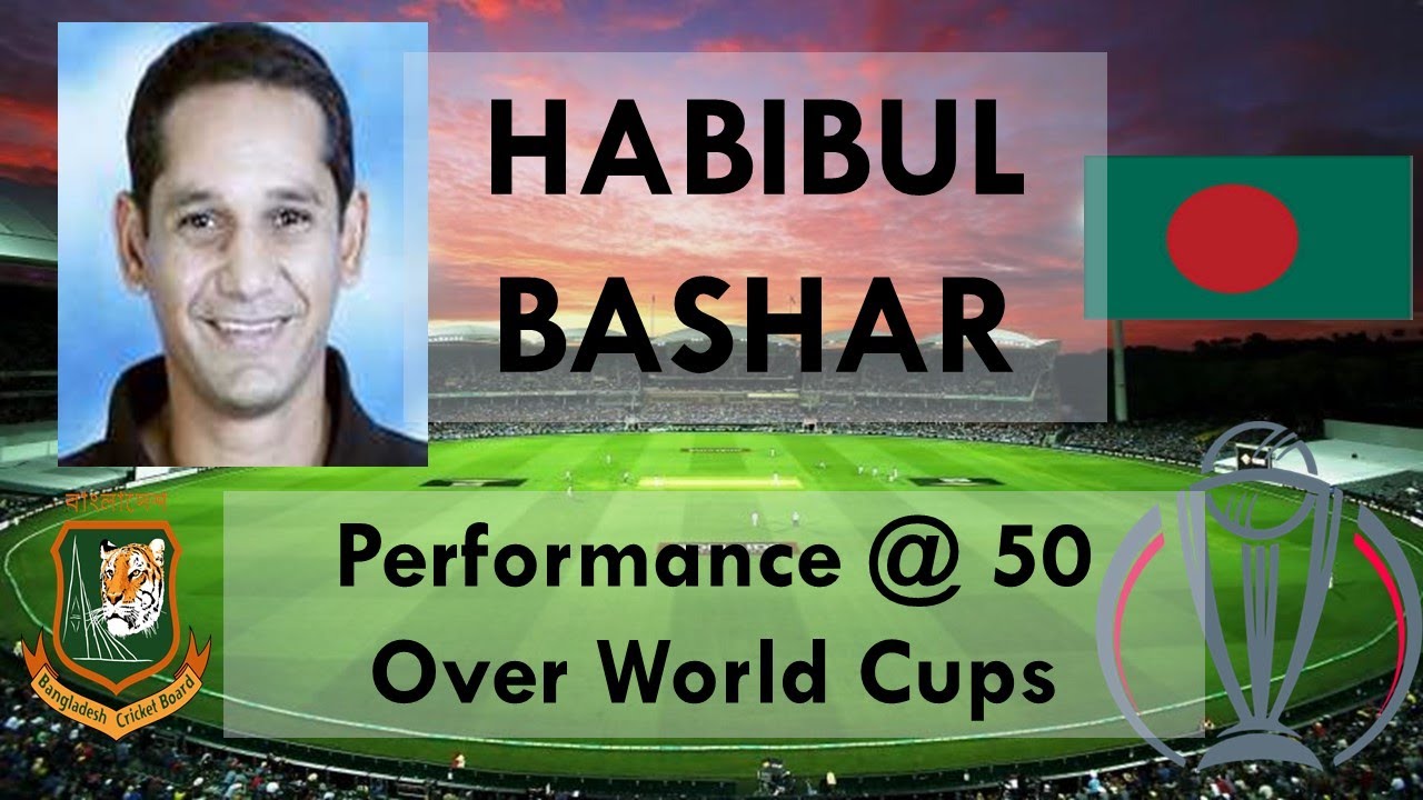 Habibul Bashar @ 50 Over World Cups - Comparison and Ranking his ...