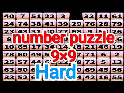 A 9×9 number puzzle game hard is a great way to enhance concentration ...