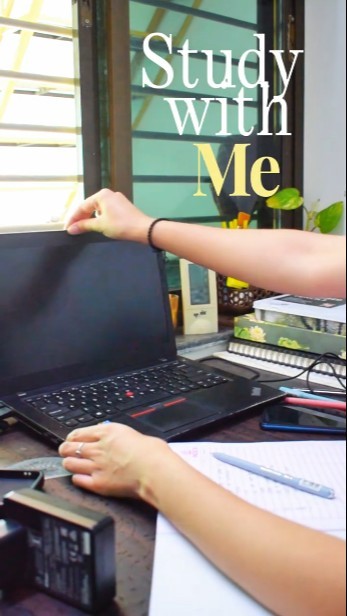 Study with me ~ 📔📔 #study #studyvlog #studywithme #studymotivation #productive #vlog #dailyvlog ...