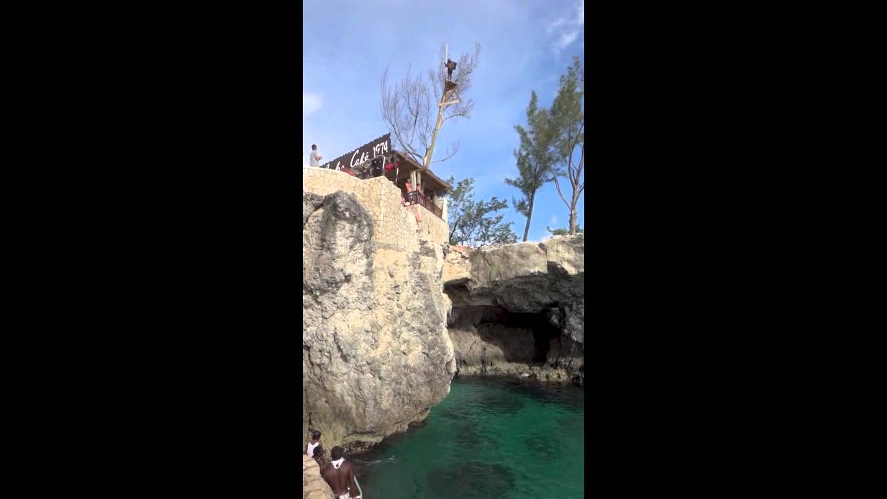 Cliff Diving at Rick's Cafe in Negril, Jamaica - YouTube
