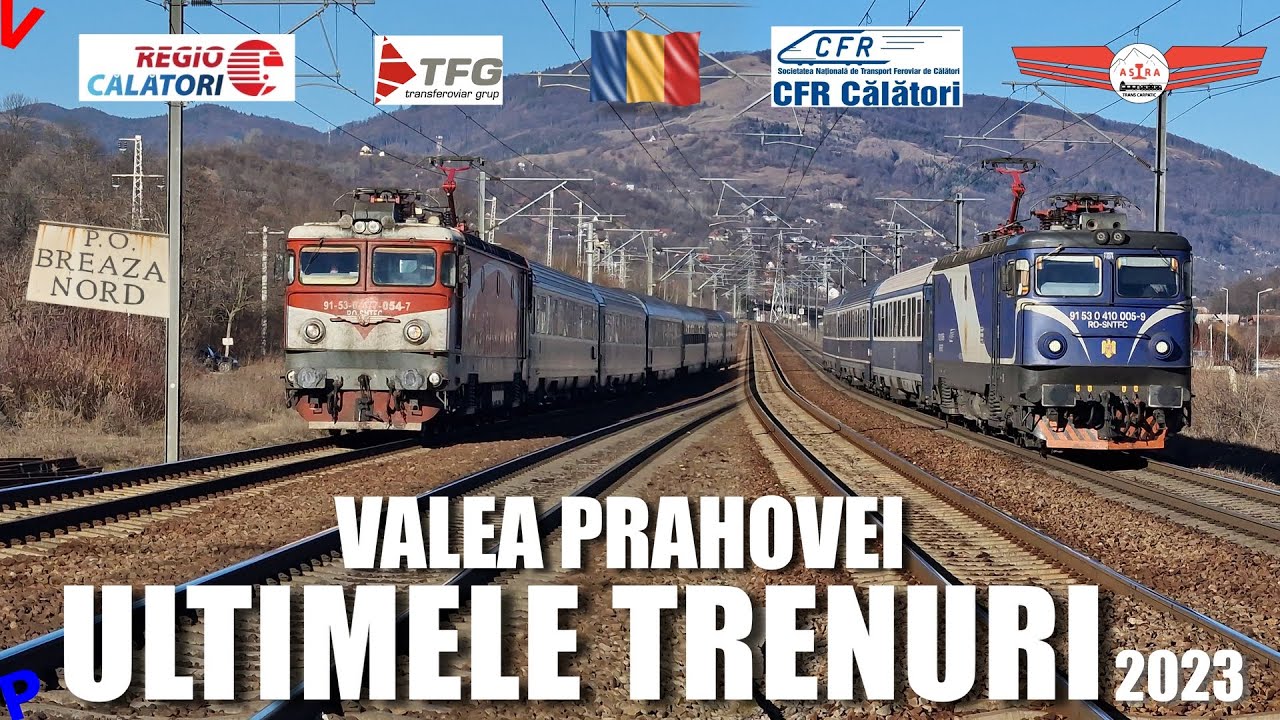 Ultimele trenuri pe Valea Prahovei in 2023 | CFR, Regio, Astra ...