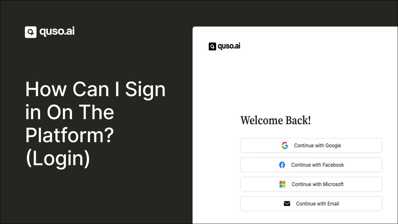 How Can I Sign in On The Platform? (Login) - YouTube